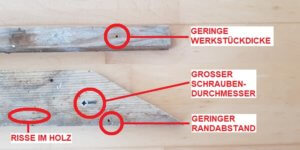Vorbohren bei Holzschrauben: Wann ist es sinnvoll?