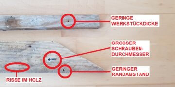 Vorbohren bei Holzschrauben: Wann ist es sinnvoll?